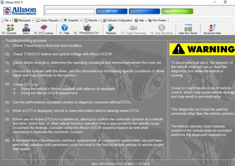 Allison DOC – OBD TECH TOOLS