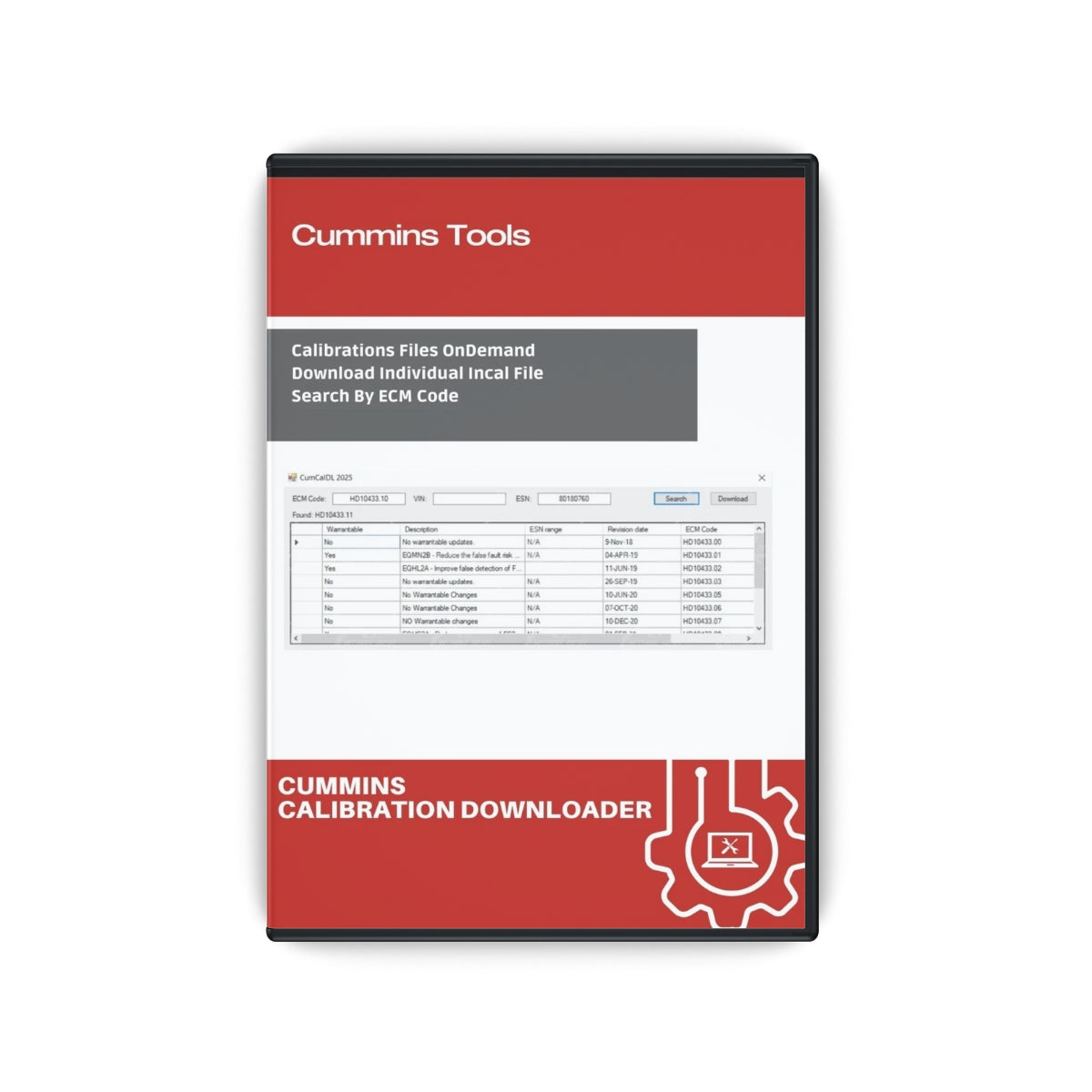 Cummins Incal Downloader – OBD TECH TOOLS