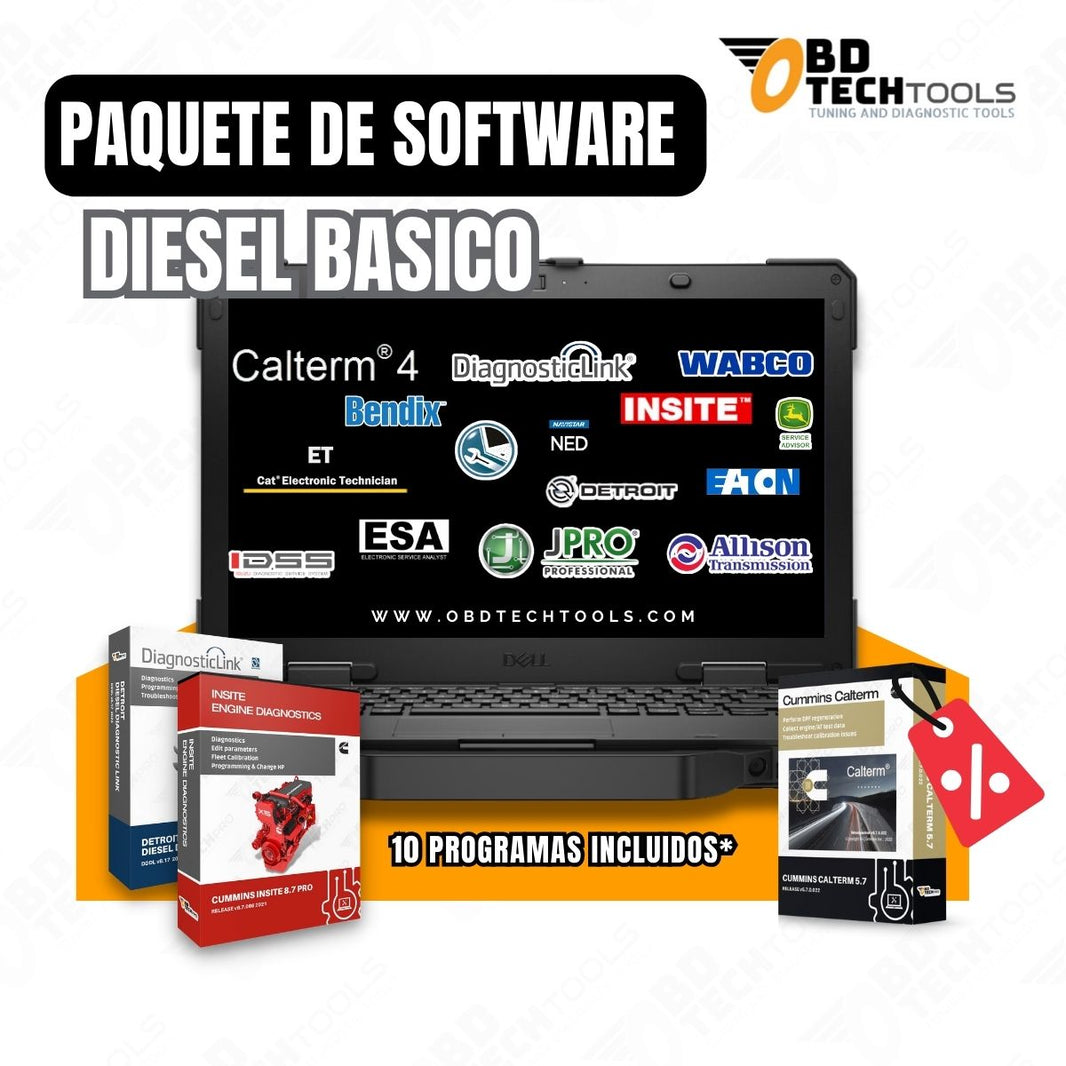 Paquete de Programas Diesel – OBD TECH TOOLS