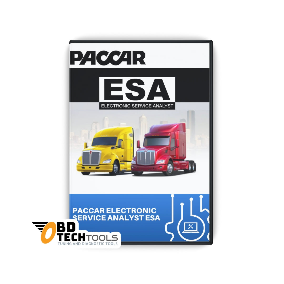 PACCAR Electronic Service Analyst ESA 5.7.0 + DB 2024 – OBD TECH TOOLS